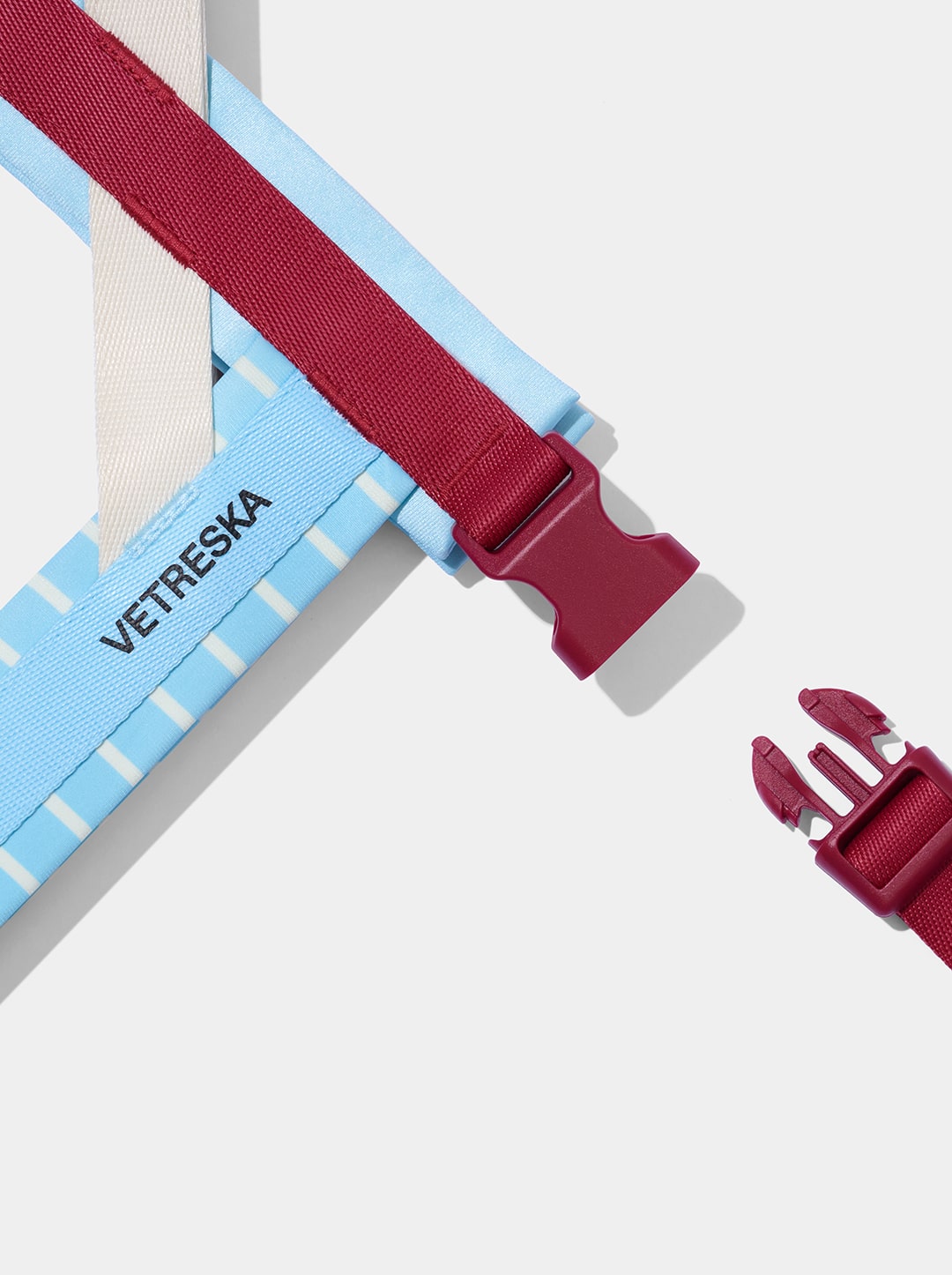 Mist & Merlot Pet Harness & Leash Set