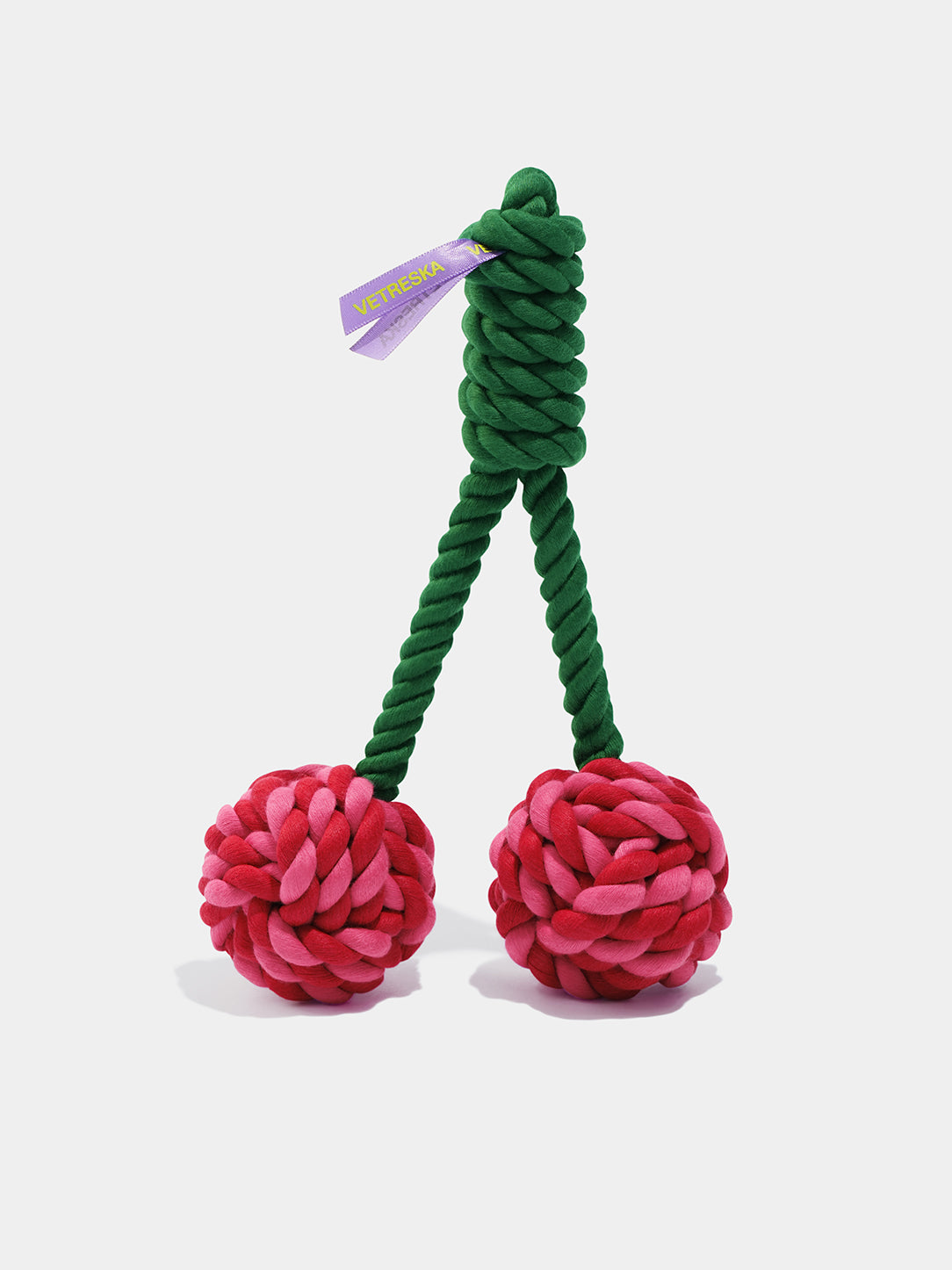 Cherry Knot Rope Toy | VETRESKA Official
